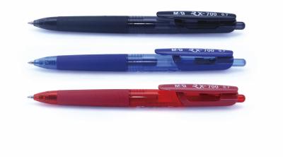 Cina penna ritrattabile del gel di 0.7mm con la presa di gomma molle speciale per wrting quotidiano, Cina, produttore in vendita