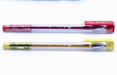 中国 6 つの色は 1.0mm きらめきのゲル インク ペンを芸術的創作品のための付けます 販売のため