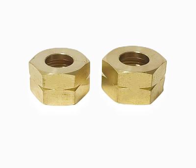 China O bronze contínuo encanta o hexágono da porca que trava completamente para os parafusos 1/2” à venda