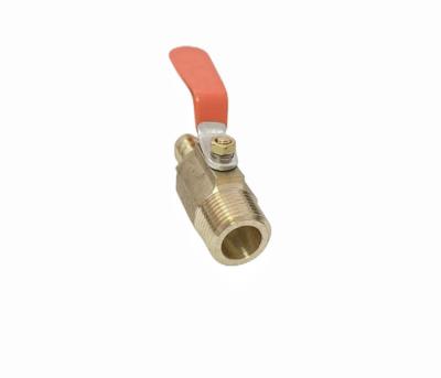 Cina Valvola a sfera d'ottone senza piombo C69300 per il filo di 1/2 ' NPT in vendita