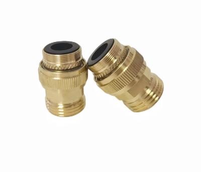 Cina maschio adatto d'ottone senza piombo 3/4inch infilato con la guarnizione nera in vendita