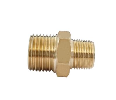 Cina Capezzoli d'ottone d'ottone uguali maschii della sfortuna di accessorio per tubi di 1/2 NPT *3/8Male Npt in vendita