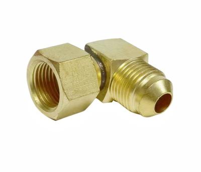 Cina 1/4inch si svasano ottone che d'ottone senza piombo dei montaggi un gomito da 90 gradi ha infilato inossidabile in vendita