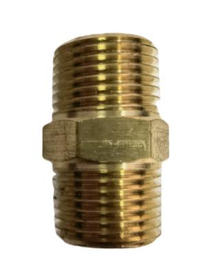 Cina I capezzoli d'ottone della sfortuna del Npt il NPT *1/2 del maschio maschio di 1/2 uguagliano l'adattatore d'ottone del tubo in vendita
