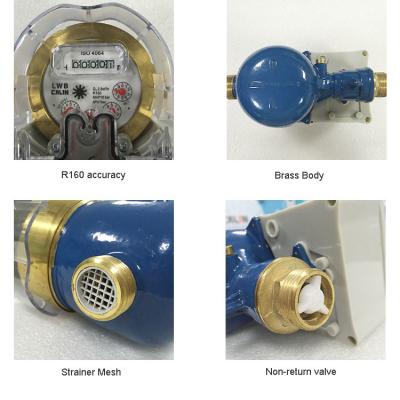High Accuracy Digital Water Meter Multi - Jet IP68 Protection Class C With CIU