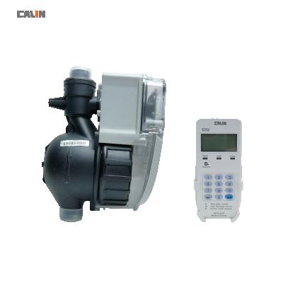 China Malawi Split Keypad Type Non-return Valve Mobile Payment Integration Prepaid Water Meter for sale