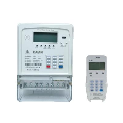 China 20 Digits Token IP54 3 Phase Energy Meter Three Phase Energy Meter for sale
