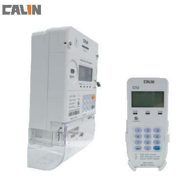 China Remote Control STS Prepaid Meters 3X240V Single Phase Watt Hour Meter Back - End for sale