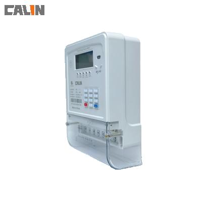 China Low Voltage 3 Phase Electric Meter / Backlit LCD Surge Safe Sts Keypad Meter for sale
