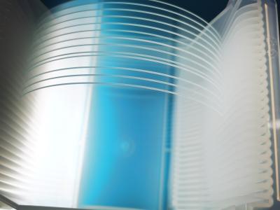 China Al2O3 6 la pulgada Sapphire Window Substrates Wafer DSP hace muescas en la alta precisión en venta