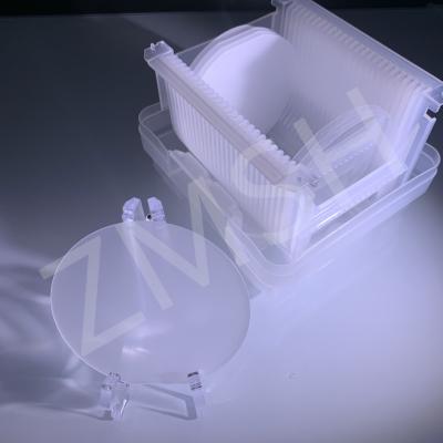 Cina Wafer di zaffiro 2 pollici 4 pollici lato singolo lato doppio lucidato spessore di cristallo 350um orientamento C-piano in vendita