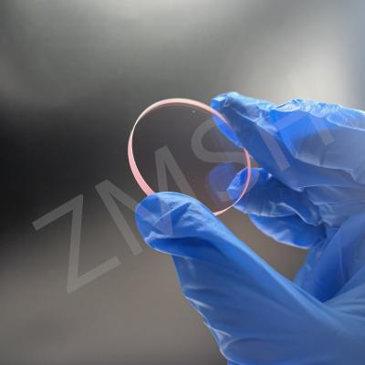 중국 티3+ 레드 사파이어 레이저 알2O3 싱글 크리스탈 광 유리창 사용자 정의 안전 패키지 판매용