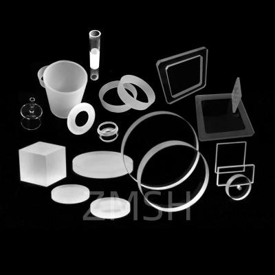 Китай Сплавленный кремниевый кварцевый стеклянный окно SiO2 УФ-инфракрасный передающий лазер продается