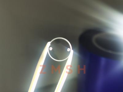 Китай Подгонянная толщина окна 2mm сапфира размера оптически с отверстием продается