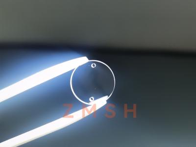 Китай Подгонянная толщина окна 2mm сапфира размера оптически с отверстием продается