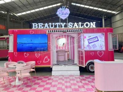 Chine Camion de salon mobile sur mesure pour couper les cheveux et se raser dans les magasins de matériaux de construction à vendre