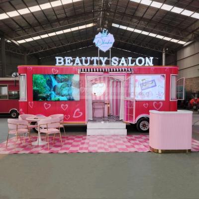 Chine Camion de salon mobile sur mesure pour couper les cheveux et se raser dans les magasins de matériaux de construction à vendre
