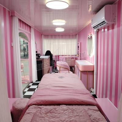 Chine Camion de salon mobile sur mesure pour couper les cheveux et se raser dans les magasins de matériaux de construction à vendre