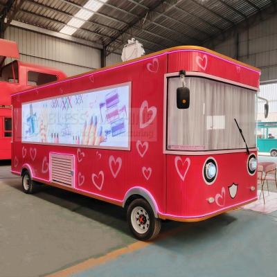Chine Camion de salon mobile sur mesure pour couper les cheveux et se raser dans les magasins de matériaux de construction à vendre
