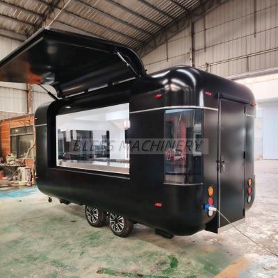 Κίνα 110V220V Παραχώρηση Ρέτρο παγωτό γαλοπούλα καρότσι κινητό βαθύ τηγανητή τροφίμων φορτηγό ρυμουλκούμενο ΗΠΑ προς πώληση