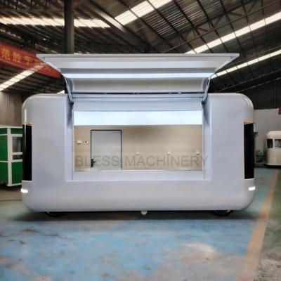 Κίνα 2500W-5000W Ρέτρο φορτηγά τροφίμων Πλήρως εξοπλισμένο μπέργκερ βαν με Street παγωτό προμήθειες προς πώληση