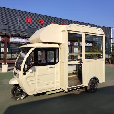 중국 모바일 패스트 푸드 음료 및 간식 판매용 다기능 3.0kw 전기 삼륜구동 판매용