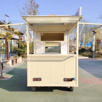 중국 모바일 패스트 푸드 음료 및 간식 판매용 다기능 3.0kw 전기 삼륜구동 판매용