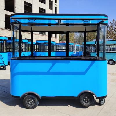 Κίνα Outlet Mobile Fast Food Cart για σνακ Ποτά Παγωτά Καφέ γάλα Τσάι και χυμός φρούτων προς πώληση