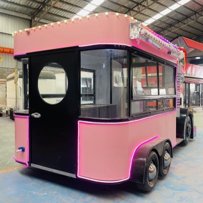 Κίνα Συμπληρωματικό εξοπλισμό κουζίνας Fast food Snack Catering Ice Cream Coffee Truck Trailer προς πώληση