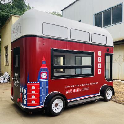 중국 모바일 판매 과일 샐러드 커피 우유 차 맥주 아이스크림 디자인 트럭 트레일러 카트 판매용