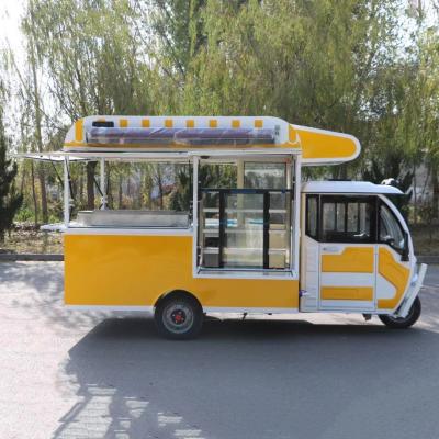 Κίνα 2023 Ηλεκτρικό κινητό χάμπουργκερ τηγανητό κοτόπουλο μπριζόλα μπροσέτα τροφή ποτά Τρικυκλικό φορτηγό προς πώληση