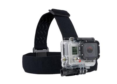 China Zet de GoPro Regelbare Elastische Camerakop, Lijm van de de Riem3pcs de Antidia van de Actiecamerakop op Te koop