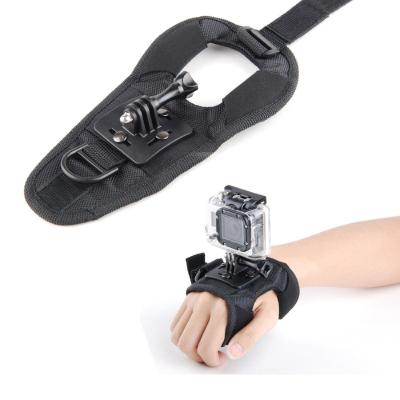 China De zwarte Pols van de Actiecamera zet met van de Riemgopro van de Handschoenpols de Toebehorenuitrusting op Te koop
