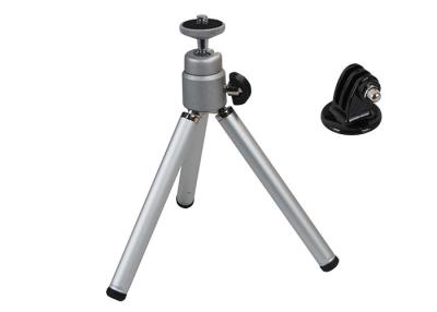 Cina Treppiede di alluminio della mini gamba allungabile dell'argento degli accessori della macchina fotografica di sport per l'eroe di GoPro in vendita
