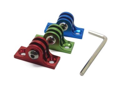 Cina Adattatore del supporto di macchina fotografica del treppiede del fondo piatto dell'allume di CNC per gli accessori della macchina fotografica dell'eroe/sport di Gopro in vendita