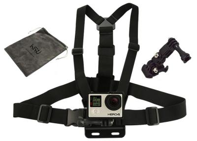 China De Uitrusting van de de Borstriem van de GoProcamera zet met de Basis & de Zak van de 3 manieraanpassing op Te koop