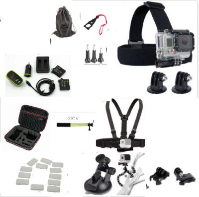 Cina Corredo della macchina fotografica di azione per gli accessori di GoPro messi per Gopro 4, 3 +, 3, 2, 1 in vendita