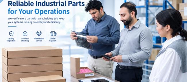 Industrial component inspection and sourcing coordination