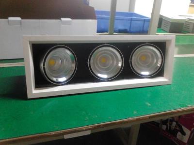 Cina Triplica il downlight, downlight quadrato principale 3*25W, l'illuminazione dell'interno, lampada di impresa in vendita