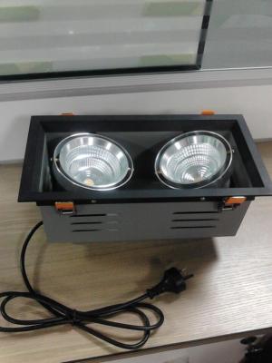 Cina 2 * 10W / 2 * 15W / 2 * 30W / 2 * 40W Lampada LED Grille, incasso 2x25W downlight, in vendita
