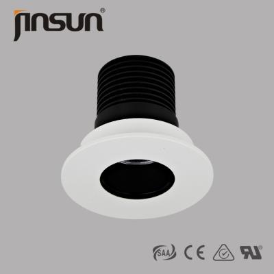 Cina chip ultra sottile di 3W 140Lm Bridgelux regolabile 180 gradi di Downlight principale in vendita