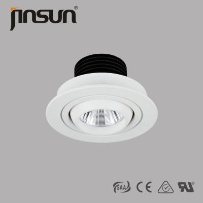 China a montagem ajustável do teto do diodo emissor de luz do corpo convexo recessed downlights com alojamento pó-revestido à venda