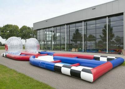 Cina Giochi gonfiabili su ordinazione di sport, pista gonfiabile della palla di Zorb della tela cerata del PVC di 0.55mm in vendita