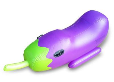 China De leuke Opblaasbare Aubergine het Drijven Purpere Kleur van het Eiland Zwembad Te koop