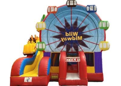 China La ciudad divertida chirldren la casa inflable comercial de la gorila combinada en venta