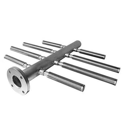 China Lareg Flow Rating Wedge Wire Water Header Laterals Distributor for sale