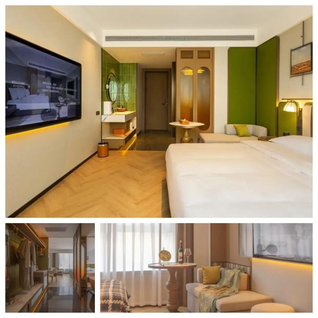 Luxury hotel furniture set showcasing complete room solution