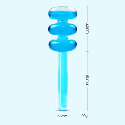 Chine Boules de glace de beauté en forme de citrouille Boules de refroidissement à rouleaux faciaux pour le visage Cou Cercle oculaire Massage pour les soins de la peau Réduire le gonflement à vendre
