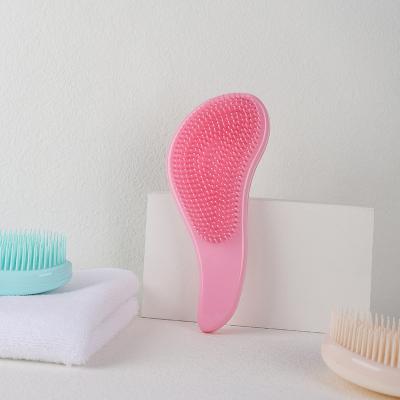 중국 2 사이즈 순수한 색상 머리 마사지 Comb 항 정적 인 헤어 케어 브러쉬 Detangle 샤워 헤어 브러쉬 Comb 머리 마사지 Comb 판매용