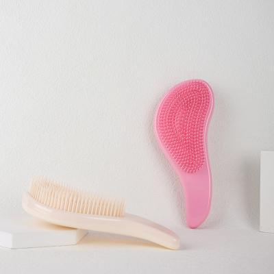 중국 2 사이즈 순수한 색상 머리 마사지 Comb 항 정적 인 헤어 케어 브러쉬 Detangle 샤워 헤어 브러쉬 Comb 머리 마사지 Comb 판매용